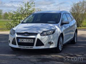 White Ford Focus 2011 in Liepaja, with an engine capacity of 1.60 L and mileage of 224 thousand km for 4500 €, photo  on AUTOMOTO.COM.LV