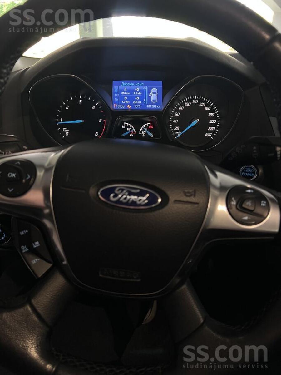White Ford Focus 2013 in Riga, with an engine capacity of 2.00 L and mileage of 402 thousand km for 4100 €, photo 10 on AUTOMOTO.COM.LV