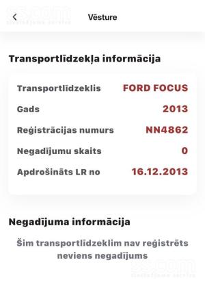 Balts Ford Focus 2013 Rīga, ar dzinēja tilpumu 1.00 L un nobraukumu 179 tūkst. km par 3300 €, foto 26 vietnē AUTOMOTO.COM.LV