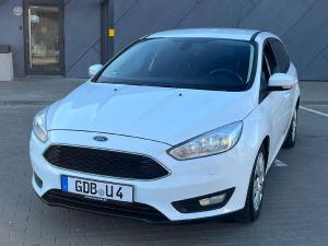 White Ford Focus 2015 in Jonava, with an engine capacity of 1.56 L and mileage of 258 thousand km for 4200 €, photo 11 on AUTOMOTO.COM.LV