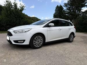 White Ford Focus 2015 in Kaunas, with an engine capacity of 1.56 L and mileage of 197 thousand km for 3999 €, photo 9 on AUTOMOTO.COM.LV