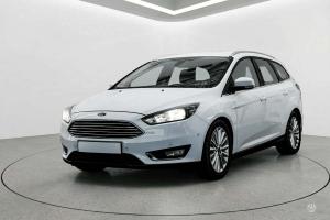 White Ford Focus 2015 in Kaunas, with an engine capacity of 1.50 L and mileage of 214 thousand km for 6300 €, photo  on AUTOMOTO.COM.LV