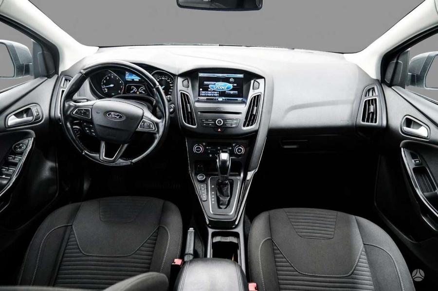 White Ford Focus 2015 in Kaunas, with an engine capacity of 1.50 L and mileage of 214 thousand km for 6300 €, photo 14 on AUTOMOTO.COM.LV