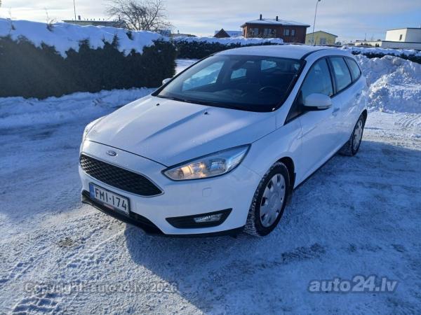 White Ford Focus 2016 in Tallinn, with an engine capacity of 1.00 L and mileage of 144 thousand km for 5999 €, photo 1 on AUTOMOTO.COM.LV