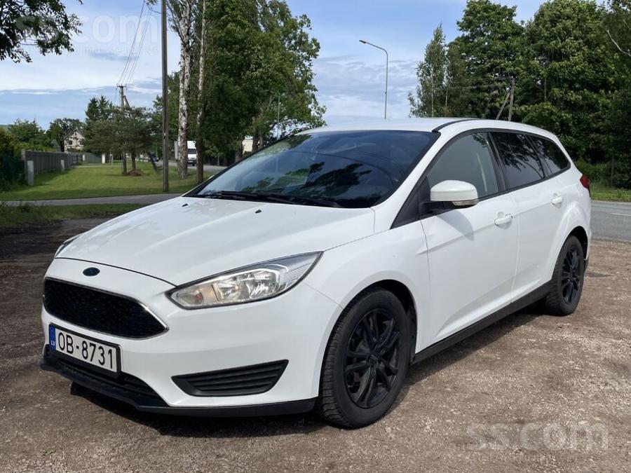 White Ford Focus 2016 in Riga, with an engine capacity of 1.50 L and mileage of 280 thousand km for 4890 €, photo 1 on AUTOMOTO.COM.LV