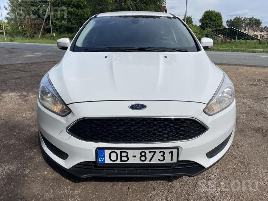 White Ford Focus 2016 in Riga, with an engine capacity of 1.50 L and mileage of 280 thousand km for 4890 €, photo 9 on AUTOMOTO.COM.LV