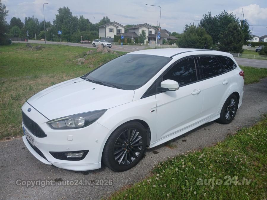 White Ford Focus 2016 in Tallinn, with an engine capacity of 1.50 L and mileage of 247 thousand km for 4554 €, photo 1 on AUTOMOTO.COM.LV