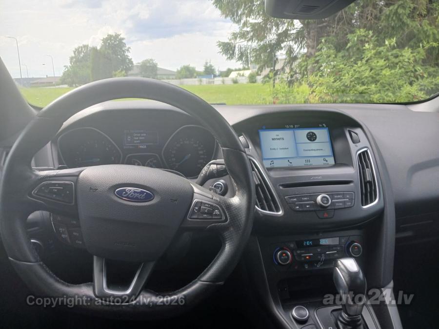 White Ford Focus 2016 in Tallinn, with an engine capacity of 1.50 L and mileage of 247 thousand km for 4554 €, photo 16 on AUTOMOTO.COM.LV
