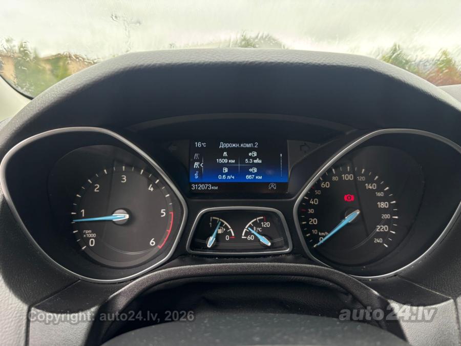 White Ford Focus 2016 in Tallinn, with an engine capacity of 1.50 L and mileage of 312 thousand km for 4490 €, photo 16 on AUTOMOTO.COM.LV