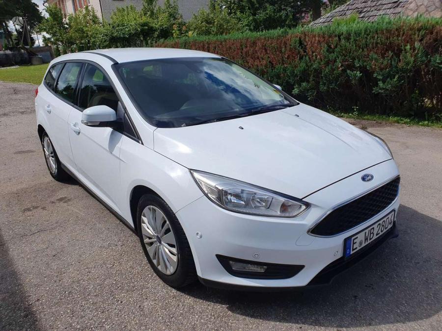 White Ford Focus 2016 in Utena, with an engine capacity of 1.50 L and mileage of 250 thousand km for 4200 €, photo 1 on AUTOMOTO.COM.LV