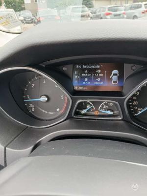 White Ford Focus 2016 in Utena, with an engine capacity of 1.50 L and mileage of 250 thousand km for 4200 €, photo 17 on AUTOMOTO.COM.LV