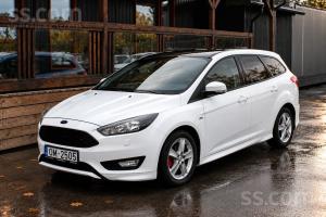 White Ford Focus 2016 in Riga, with an engine capacity of 1.50 L and mileage of 0 thousand km for 5890 €, photo 3 on AUTOMOTO.COM.LV