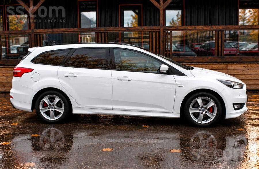 White Ford Focus 2016 in Riga, with an engine capacity of 1.50 L and mileage of 0 thousand km for 5890 €, photo 10 on AUTOMOTO.COM.LV