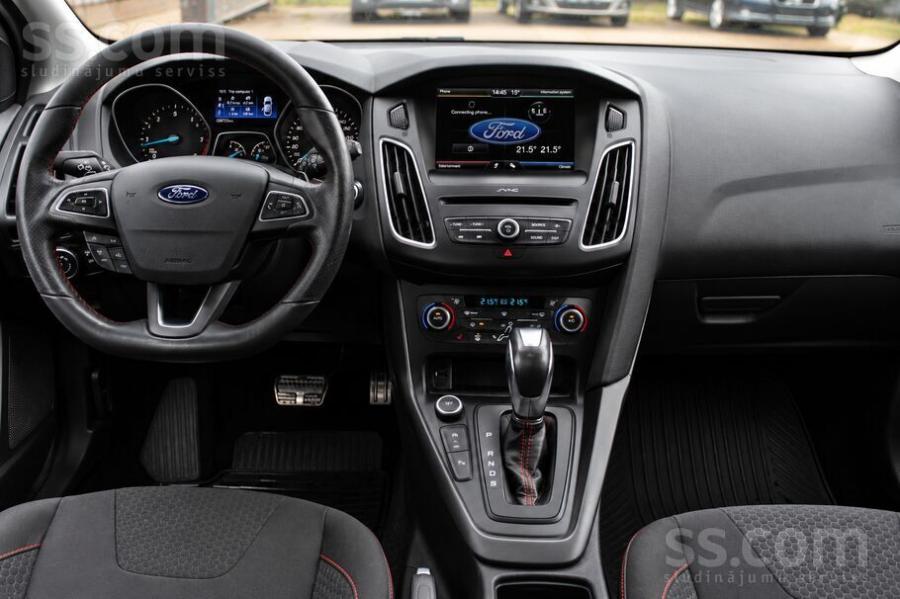 White Ford Focus 2016 in Riga, with an engine capacity of 1.50 L and mileage of 0 thousand km for 5890 €, photo 14 on AUTOMOTO.COM.LV