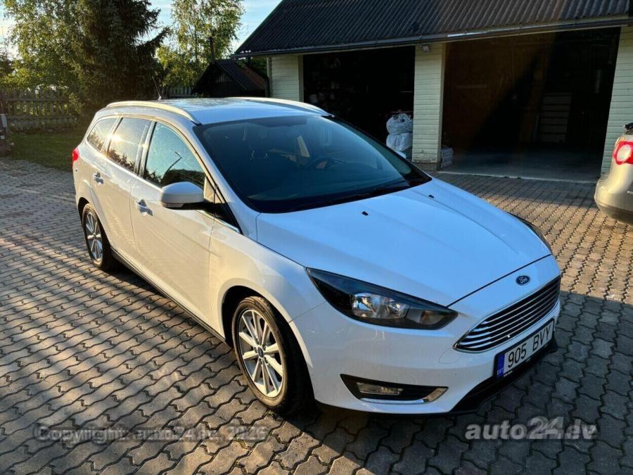 White Ford Focus 2017 in Johvi, with an engine capacity of 2.00 L and mileage of 147 thousand km for 10500 €, photo 5 on AUTOMOTO.COM.LV