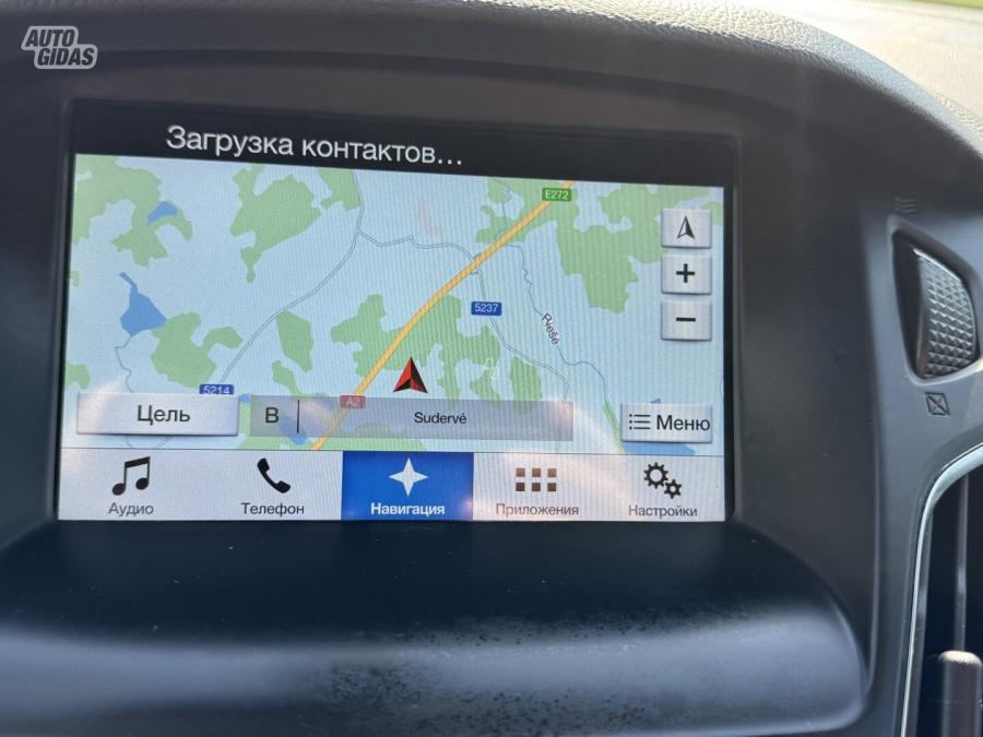 White Ford Focus 2017 in Vilnius, with an engine capacity of 1.50 L and mileage of 227 thousand km for 4900 €, photo 9 on AUTOMOTO.COM.LV