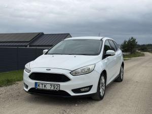 White Ford Focus 2017 in Vilnius, with an engine capacity of 1.50 L and mileage of 128 thousand km for 2750 €, photo  on AUTOMOTO.COM.LV