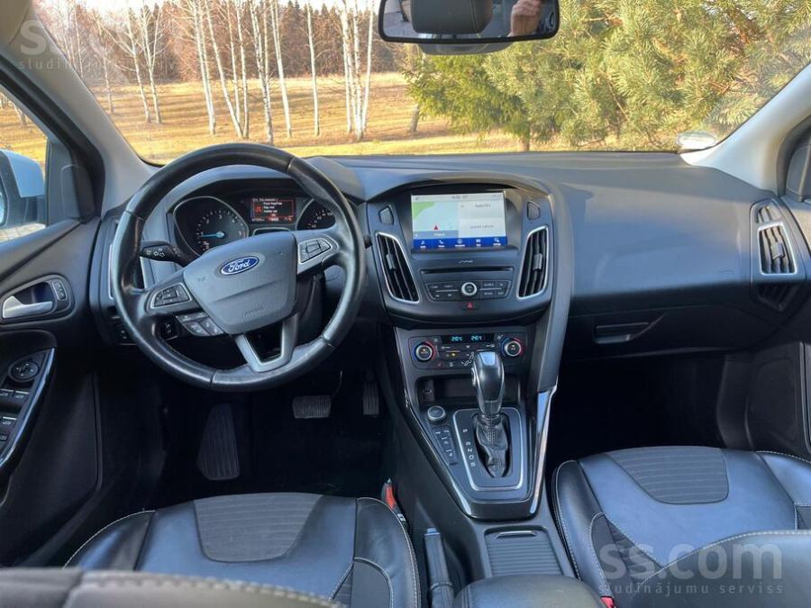 White Ford Focus 2018 in Cesis, with an engine capacity of 2.00 L and mileage of 247 thousand km for 7750 €, photo 14 on AUTOMOTO.COM.LV