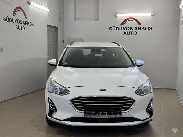 White Ford Focus 2019 in Marijampole, with an engine capacity of 1.50 L and mileage of 17 thousand km for 7770 €, photo 1 on AUTOMOTO.COM.LV