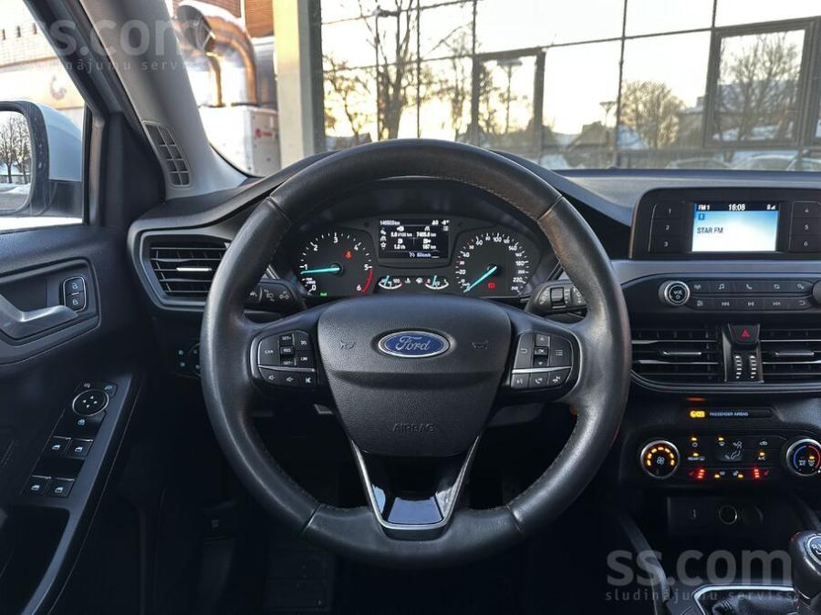 Balts Ford Focus 2019 Tukums, ar dzinēja tilpumu 1.50 L un nobraukumu 146 tūkst. km par 9250 €, foto 13 vietnē AUTOMOTO.COM.LV