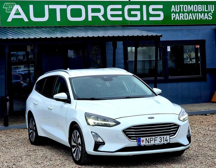 White Ford Focus 2019 in Kretinga, with an engine capacity of 1.50 L and mileage of 119 thousand km for 9499 €, photo 1 on AUTOMOTO.COM.LV