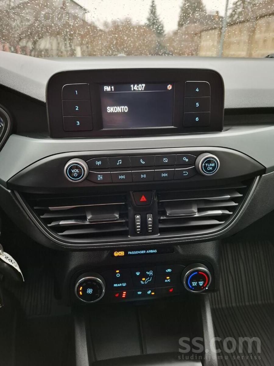 Balts Ford Focus 2019 Jelgava, ar dzinēja tilpumu 1.50 L un nobraukumu 187 tūkst. km par 7900 €, foto 20 vietnē AUTOMOTO.COM.LV