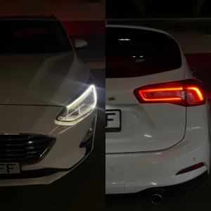 White Ford Focus 2020 in Tallinn, with an engine capacity of 1.50 L and mileage of 203 thousand km for 8900 €, photo 19 on AUTOMOTO.COM.LV