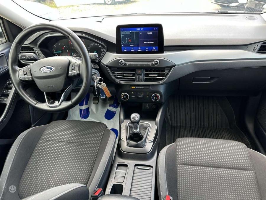 White Ford Focus 2022 in Vilnius, with an engine capacity of 1.50 L and mileage of 192 thousand km for 9850 €, photo 23 on AUTOMOTO.COM.LV