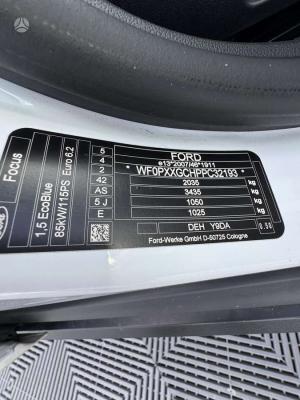 Balts Ford Focus 2023 Kauņa, ar dzinēja tilpumu 1.50 L un nobraukumu 228 tūkst. km par 11999 €, foto 12 vietnē AUTOMOTO.COM.LV