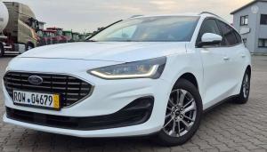 White Ford Focus 2023 in Kaunas, with an engine capacity of 1.50 L and mileage of 120 thousand km for 12950 €, photo  on AUTOMOTO.COM.LV