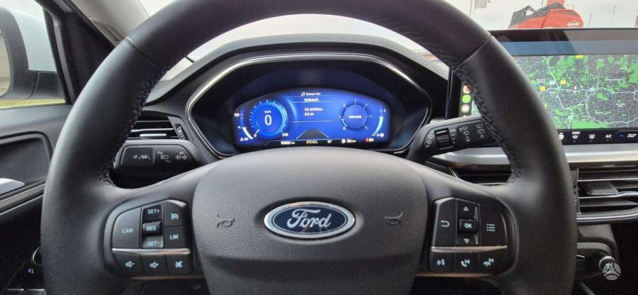 White Ford Focus 2023 in Kaunas, with an engine capacity of 1.50 L and mileage of 120 thousand km for 12950 €, photo 9 on AUTOMOTO.COM.LV