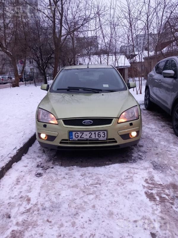 Dzeltens Ford Focus 2007 Rīga, ar dzinēja tilpumu 1.60 L un nobraukumu 332 tūkst. km par 400 €, foto 1 vietnē AUTOMOTO.COM.LV