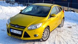 Yellow Ford Focus 2011 in Cesis, with an engine capacity of 1.60 L and mileage of 329 thousand km for 2500 €, photo  on AUTOMOTO.COM.LV