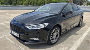 Black Ford Fusion 2017 in Vilnius, with an engine capacity of 2.00 L and mileage of 139 thousand km for 10500 €, photo  on AUTOMOTO.COM.LV