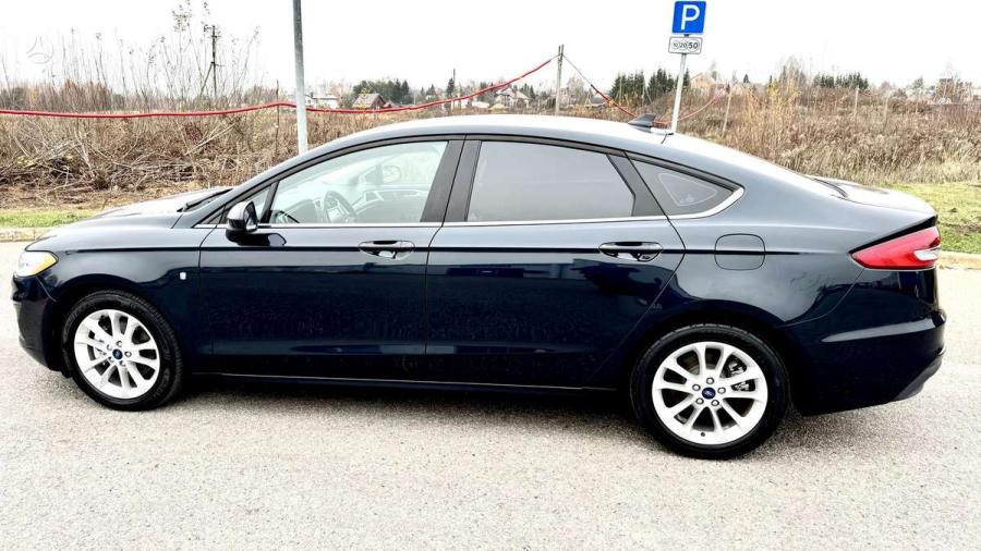 Blue Ford Fusion 2020 in Vilnius, with an engine capacity of 1.99 L and mileage of 164 thousand km for 13500 €, photo 9 on AUTOMOTO.COM.LV