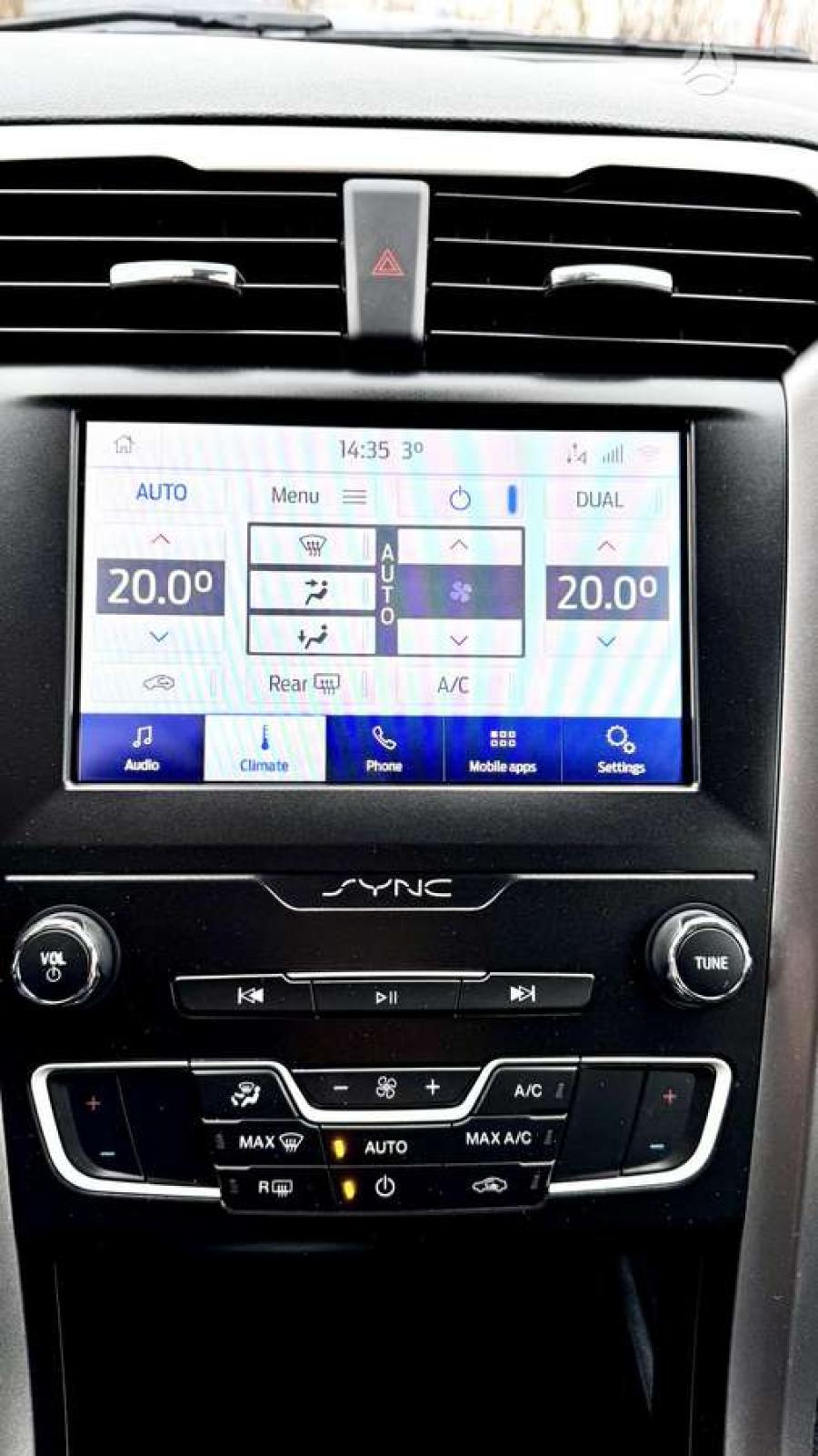 Blue Ford Fusion 2020 in Vilnius, with an engine capacity of 1.99 L and mileage of 164 thousand km for 13500 €, photo 22 on AUTOMOTO.COM.LV