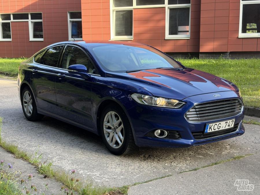 Blue Ford Fusion 2014 in Vilnius, with an engine capacity of 1.60 L and mileage of 229 thousand km for 3499 €, photo 4 on AUTOMOTO.COM.LV