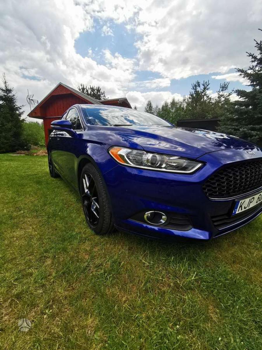 Blue Ford Fusion 2016 in Klaipeda, with an engine capacity of 2.00 L and mileage of 214 thousand km for 6800 €, photo 4 on AUTOMOTO.COM.LV