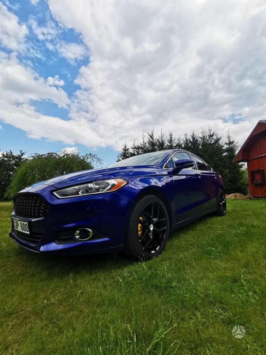 Blue Ford Fusion 2016 in Klaipeda, with an engine capacity of 2.00 L and mileage of 214 thousand km for 6800 €, photo 9 on AUTOMOTO.COM.LV