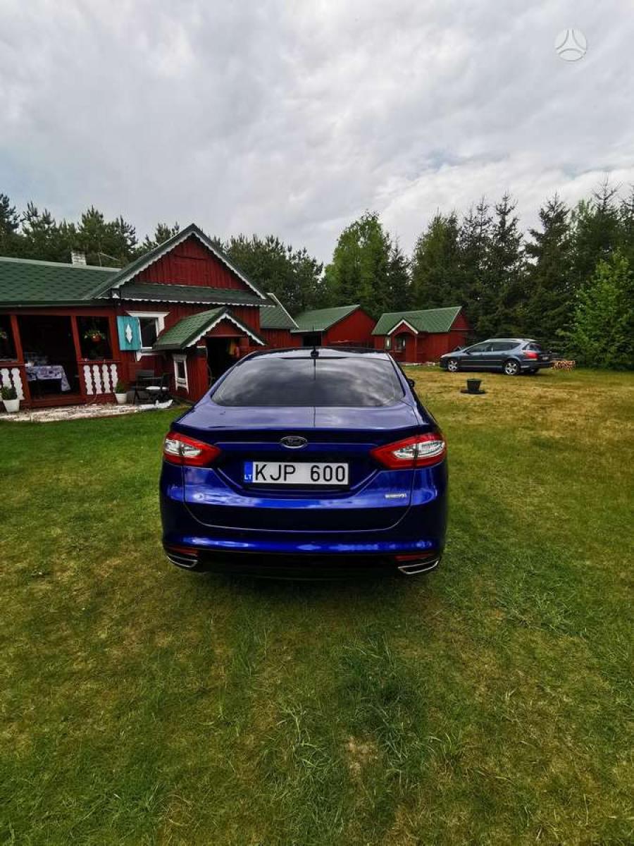 Blue Ford Fusion 2016 in Klaipeda, with an engine capacity of 2.00 L and mileage of 214 thousand km for 6800 €, photo 11 on AUTOMOTO.COM.LV