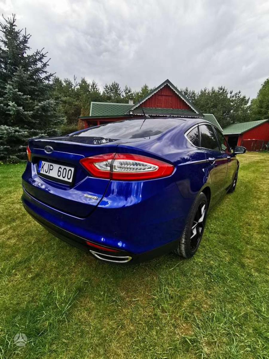 Blue Ford Fusion 2016 in Klaipeda, with an engine capacity of 2.00 L and mileage of 214 thousand km for 6800 €, photo 13 on AUTOMOTO.COM.LV