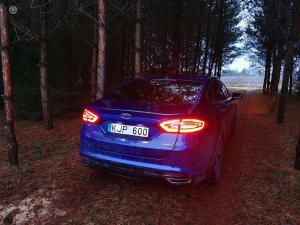 Blue Ford Fusion 2016 in Klaipeda, with an engine capacity of 2.00 L and mileage of 214 thousand km for 6800 €, photo 14 on AUTOMOTO.COM.LV