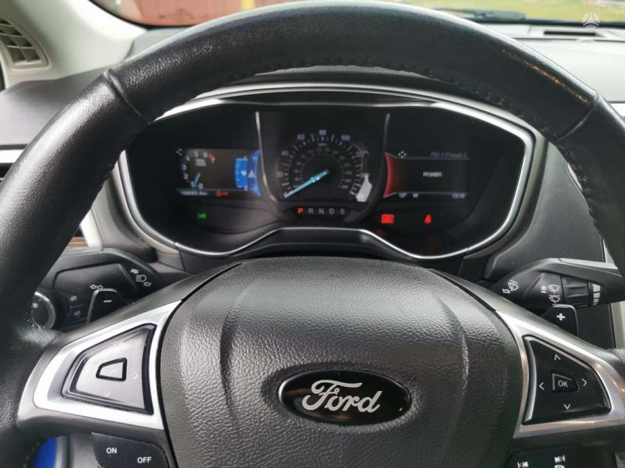 Blue Ford Fusion 2016 in Klaipeda, with an engine capacity of 2.00 L and mileage of 214 thousand km for 6800 €, photo 20 on AUTOMOTO.COM.LV