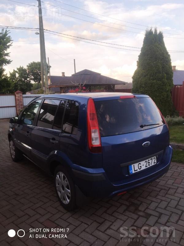 Blue Ford Fusion 2007 in Kraslava, with an engine capacity of 1.40 L and mileage of 250 thousand km for 1900 €, photo 6 on AUTOMOTO.COM.LV