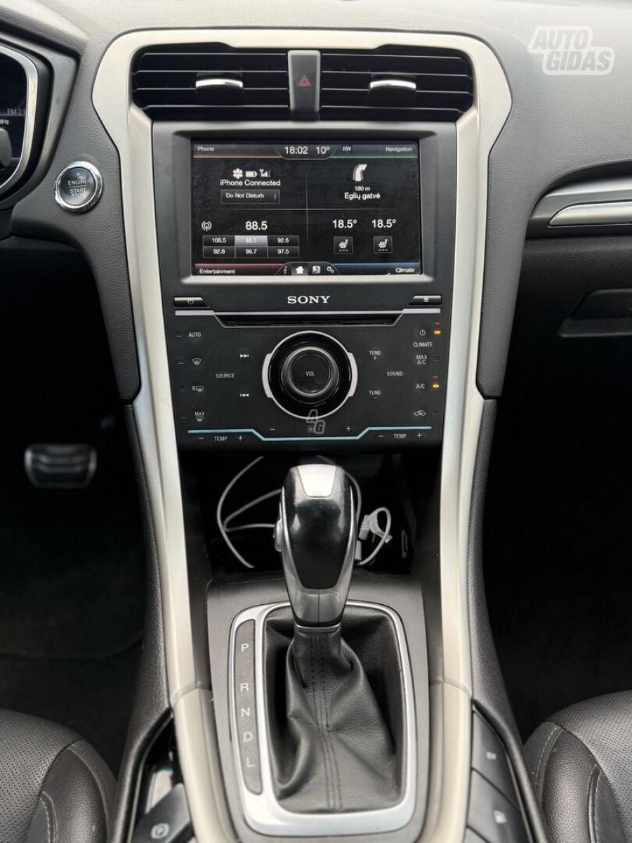 Zaļš Ford Fusion 2017 Viļņa, ar dzinēja tilpumu 2.00 L un nobraukumu 240 tūkst. km par 4999 €, foto 13 vietnē AUTOMOTO.COM.LV
