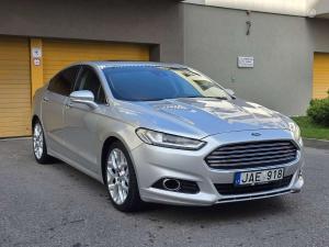 Pelēks Ford Fusion 2014 Viļņa, ar dzinēja tilpumu 2.00 L un nobraukumu 195 tūkst. km par 3750 €, foto  vietnē AUTOMOTO.COM.LV