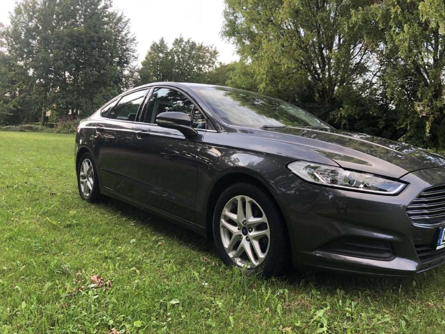 Grey Ford Fusion 2016 in Klaipeda, with an engine capacity of 1.50 L and mileage of 100 thousand km for 6500 €, photo 2 on AUTOMOTO.COM.LV