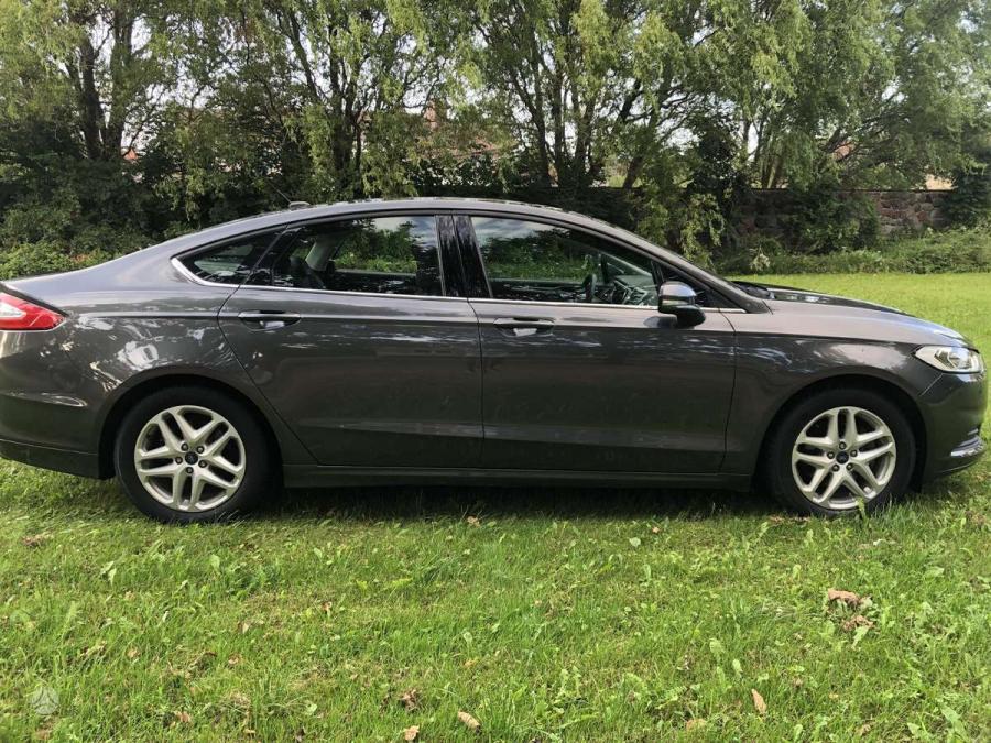 Grey Ford Fusion 2016 in Klaipeda, with an engine capacity of 1.50 L and mileage of 100 thousand km for 6500 €, photo 3 on AUTOMOTO.COM.LV