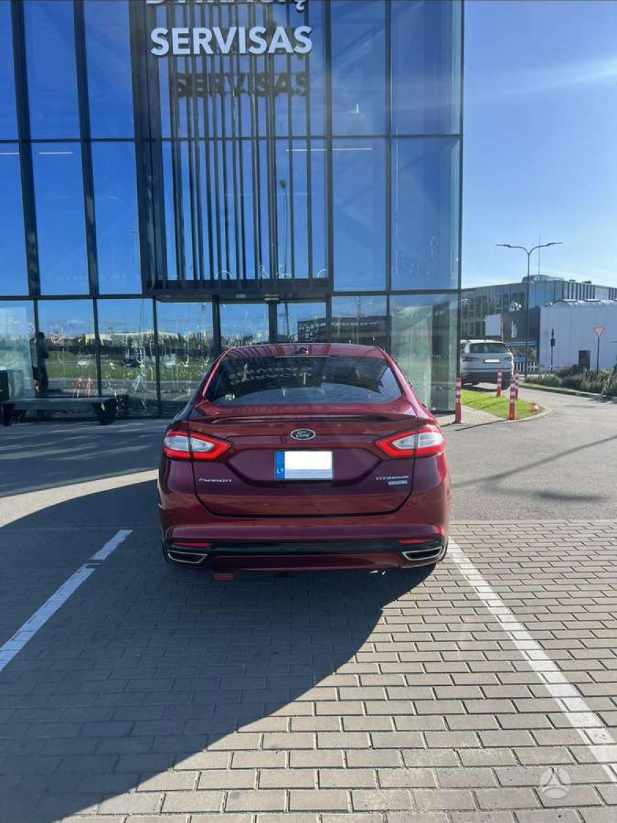 Sarkans Ford Fusion 2014 Viļņa, ar dzinēja tilpumu 2.00 L un nobraukumu 207 tūkst. km par 6300 €, foto 8 vietnē AUTOMOTO.COM.LV