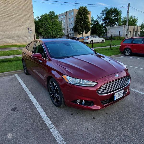 Red Ford Fusion 2016 in Vilnius, with an engine capacity of 2.00 L and mileage of 187 thousand km for 11499 €, photo 2 on AUTOMOTO.COM.LV